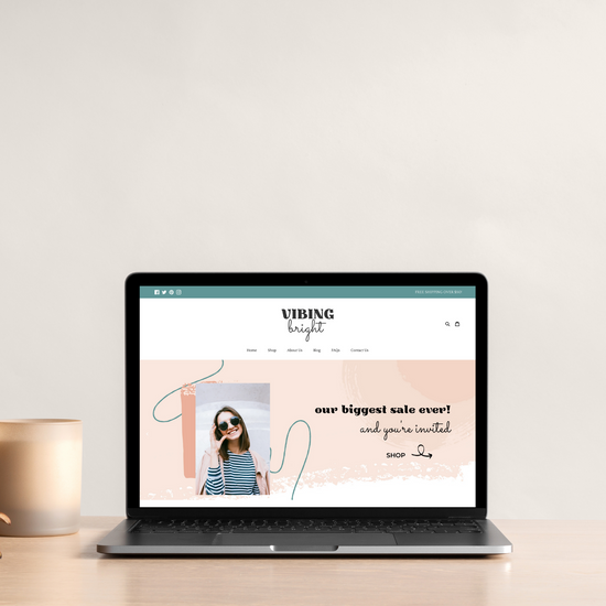 Vibing Bright | Colorful Shopify Theme Template – Easy Website Themes