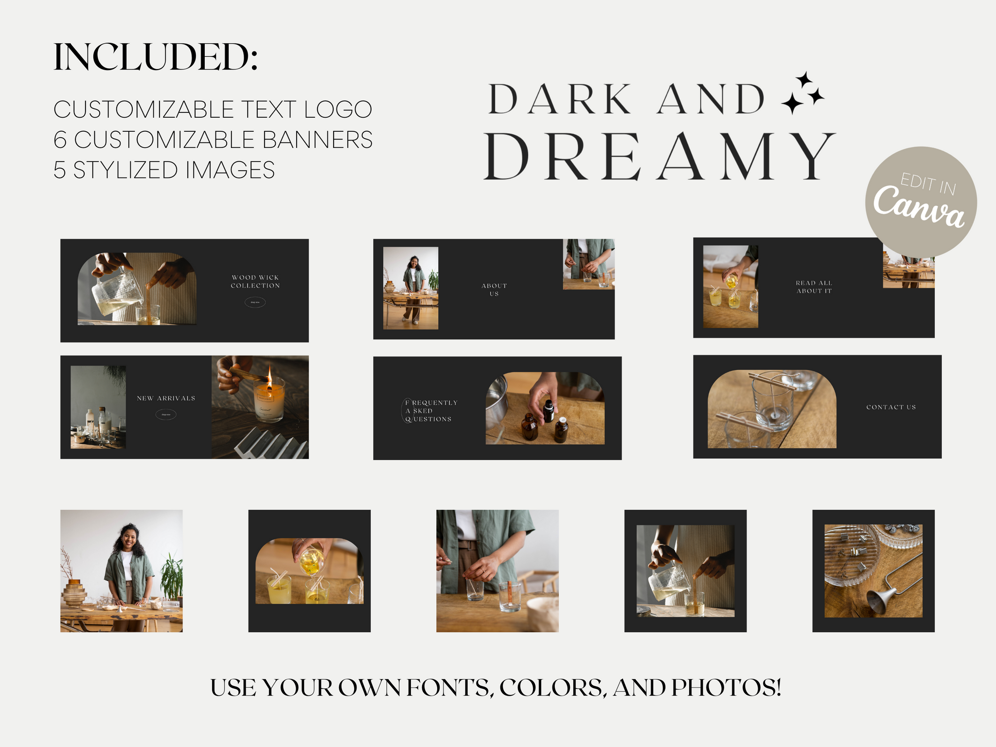 Dark and Moody | Bold Shopify Theme Template – Easy Website Themes