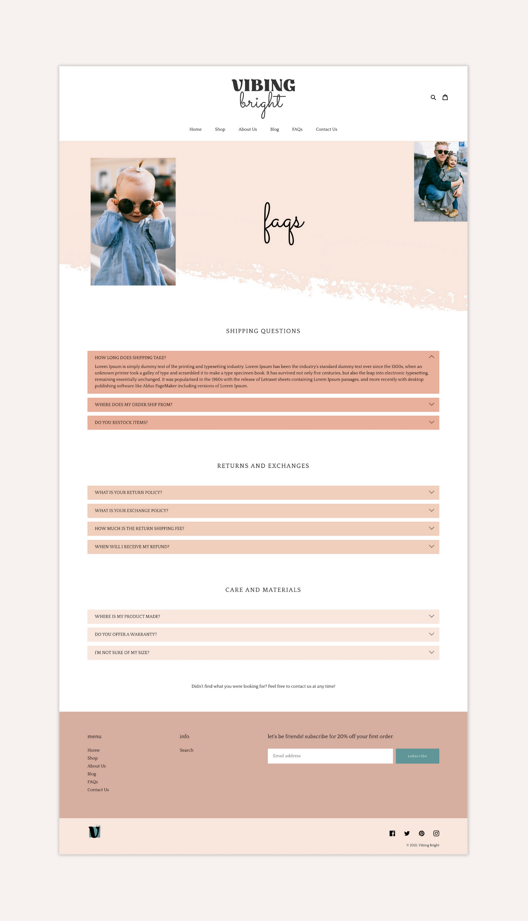 Vibing Bright | Colorful Shopify Theme Template – Easy Website Themes